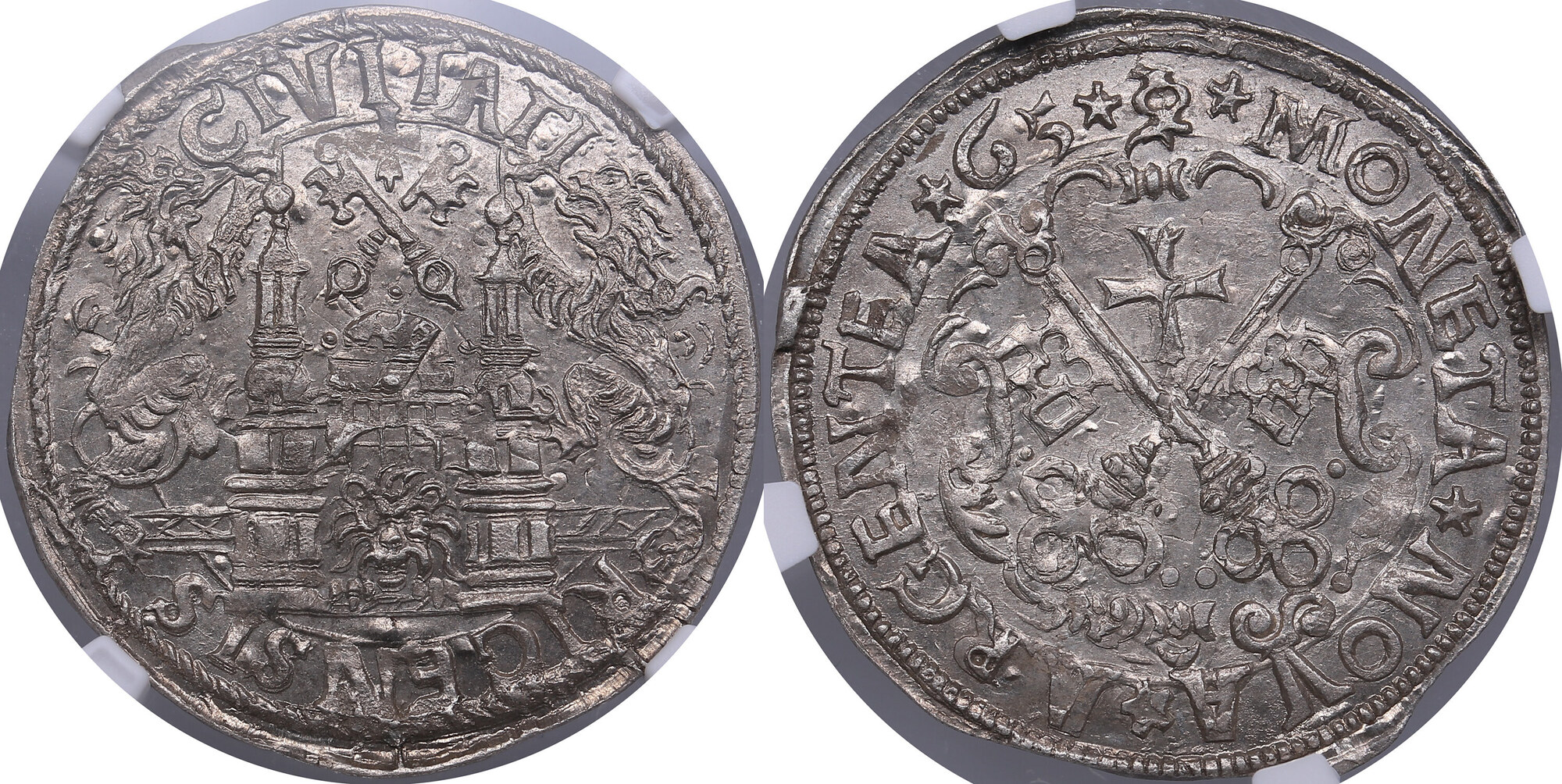 1/2 mark 1565 Free City Riga (1561-1581) - NGC MS 63 NGC MS63 | MA-Shops
