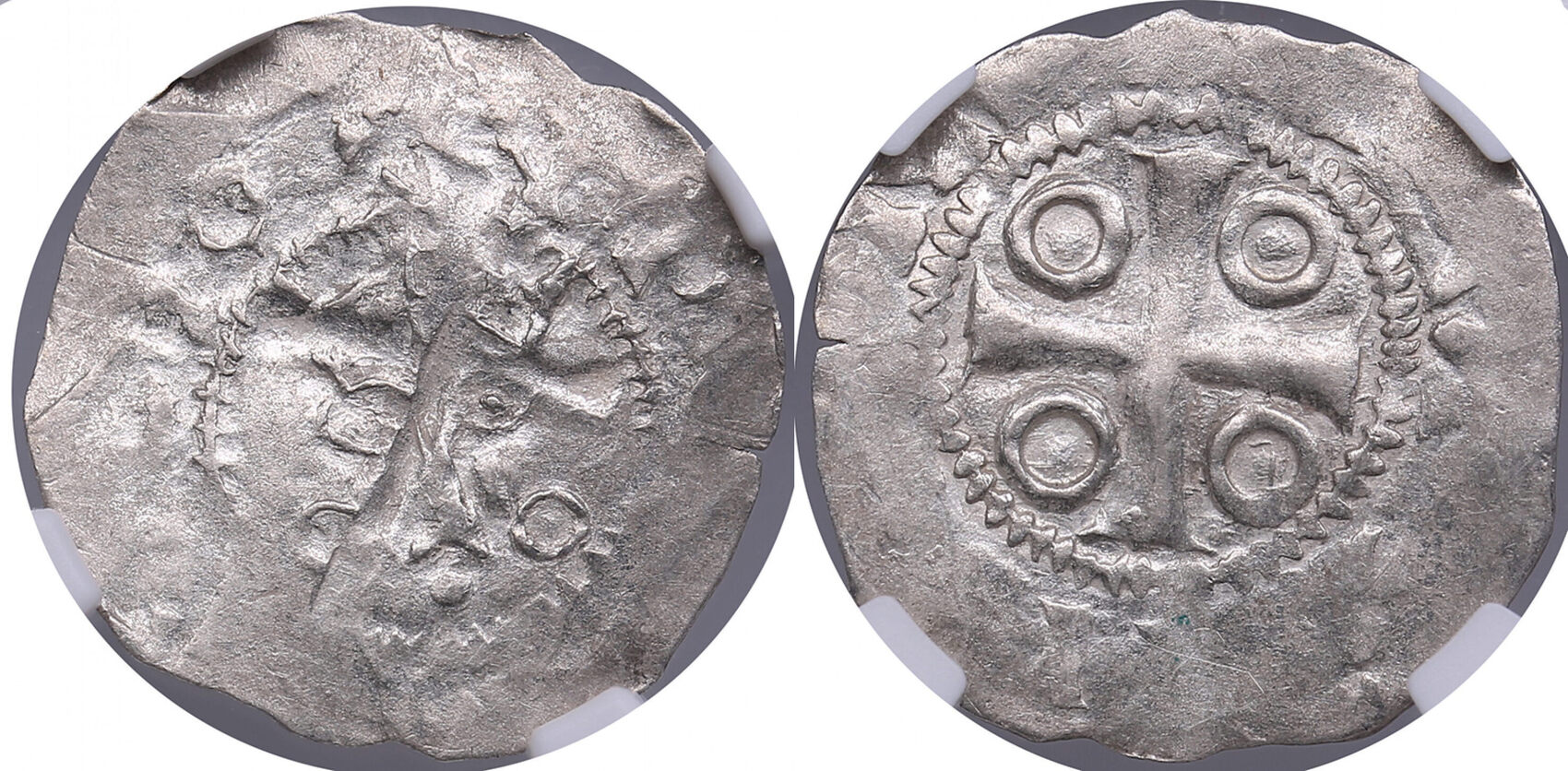 NETHERLAND, TIEL DENAR (1000-1100) NGC UNC Details | MA-Shops