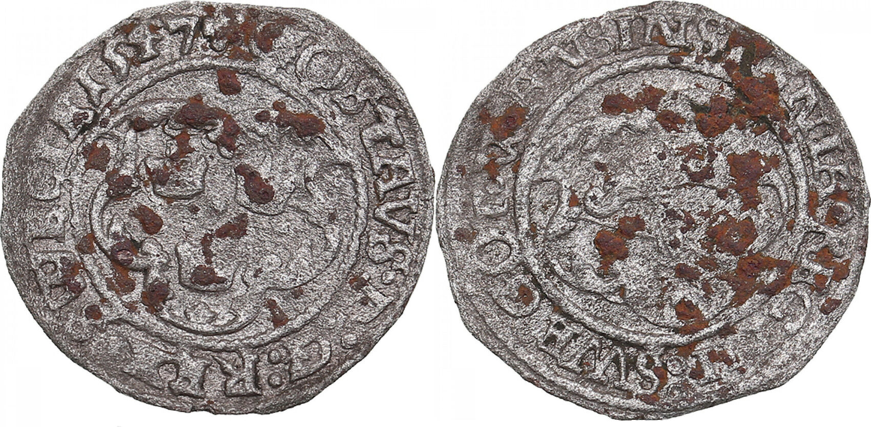 Sweden 4 penningar 1547 Gustav Vasa (1521-1560) VF | MA-Shops