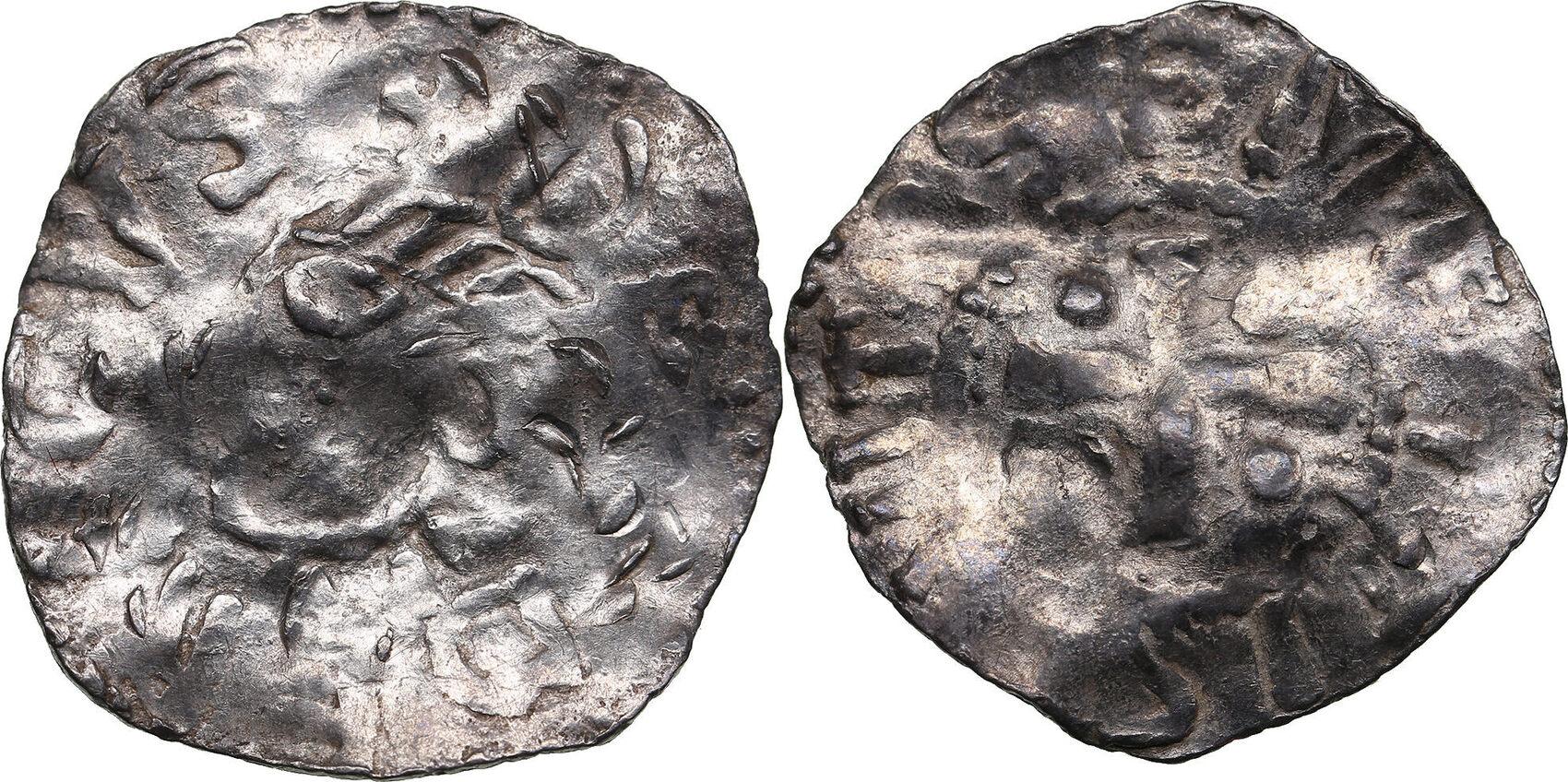 France / Metz Denar ND (1006-1074) Bishop Dietrich II (1006-1047) VF/XF ...