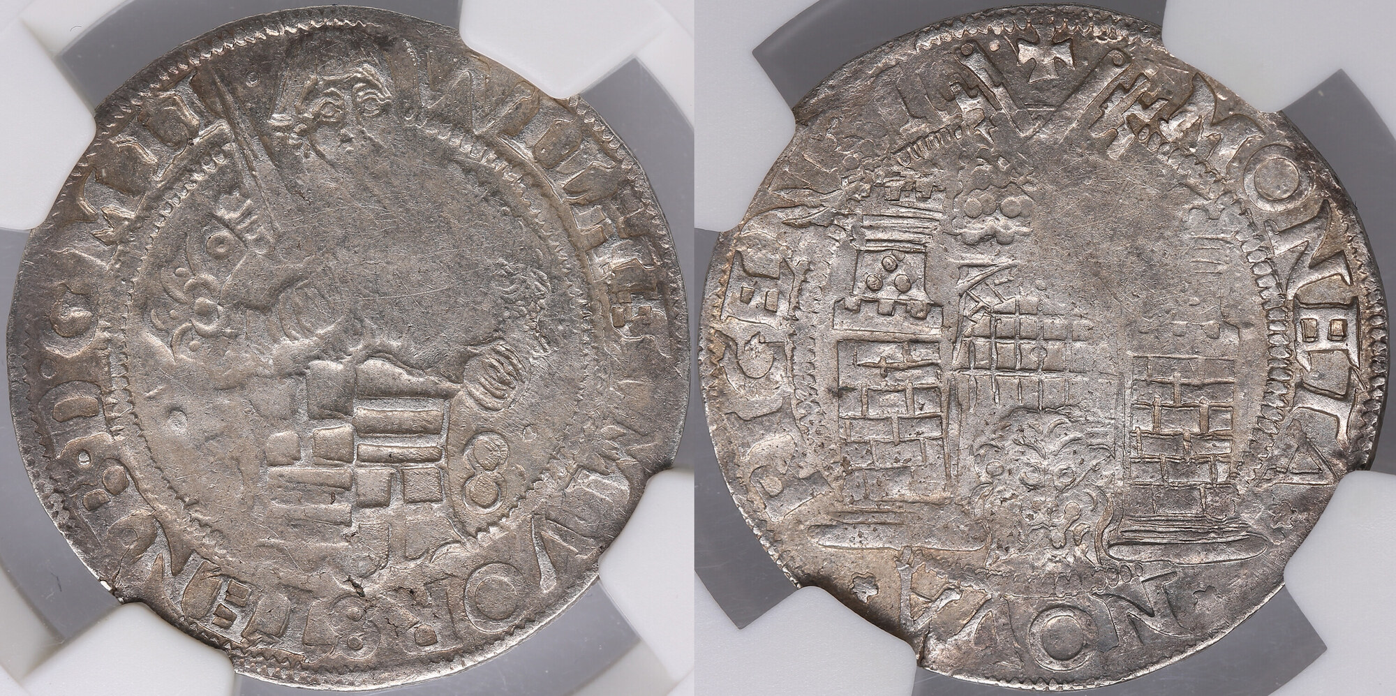 Livonia / Riga 1/2 Mark 1558 Wilhelm Fürstenberg (1557-1559) - Top ...