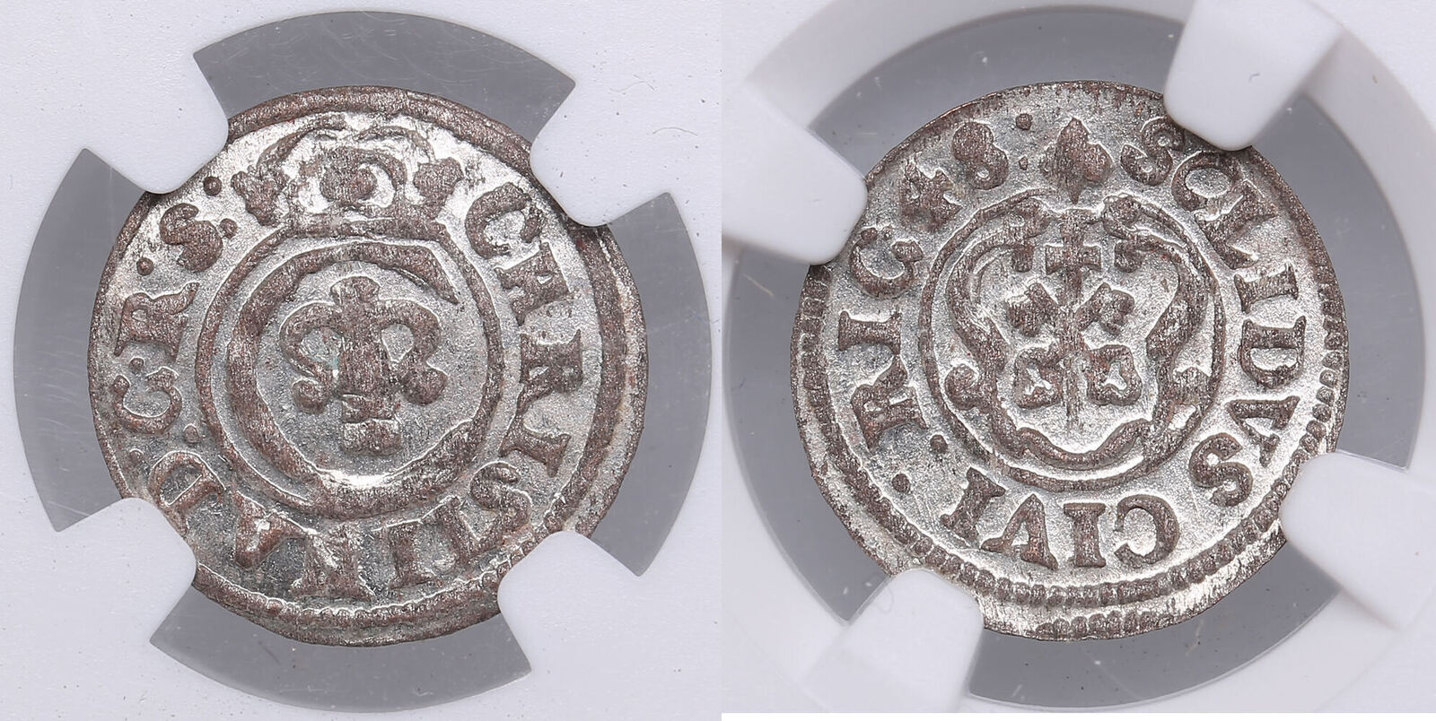 Livonia / Riga 1 Solidus 1648 Swedish Occupation, Riga Solidus ...