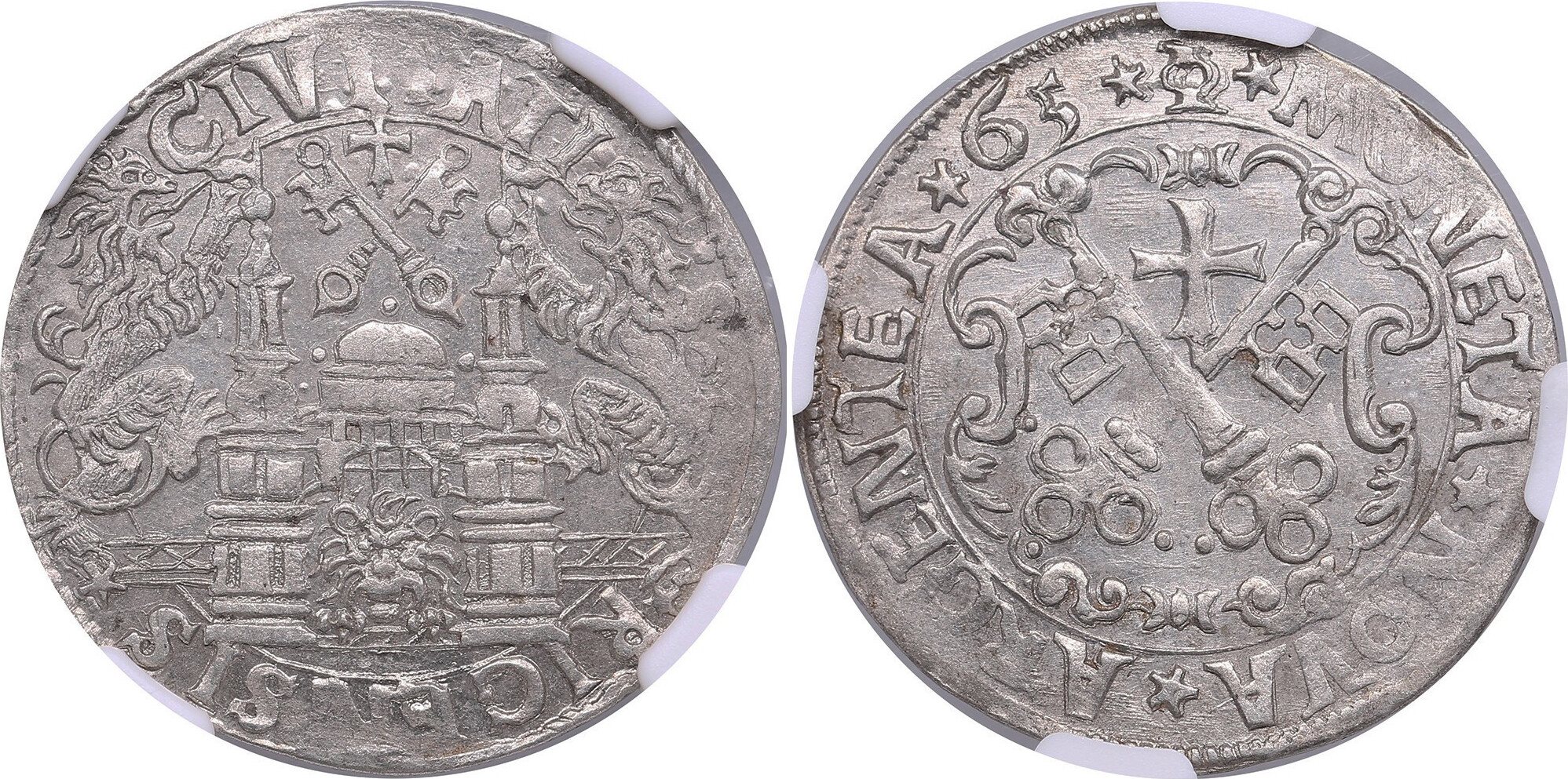 Poland / Free City Riga 1/2 Mark 1565 Free City Riga (1561-1581) - NGC ...