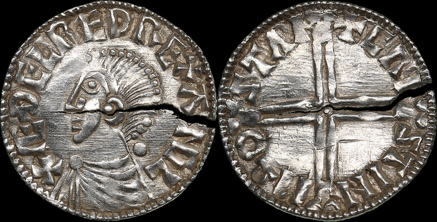 England / Stamford Aethelred II (978-1016) Long Cross type Penny AU | MA-Shops