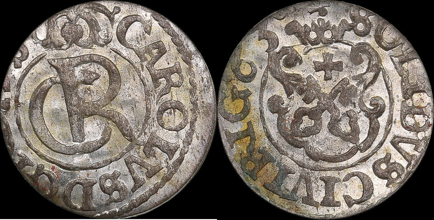 Livonia / Riga 1663 Swedish Occupation, Solidus - Karl XI (1660-1697 ...