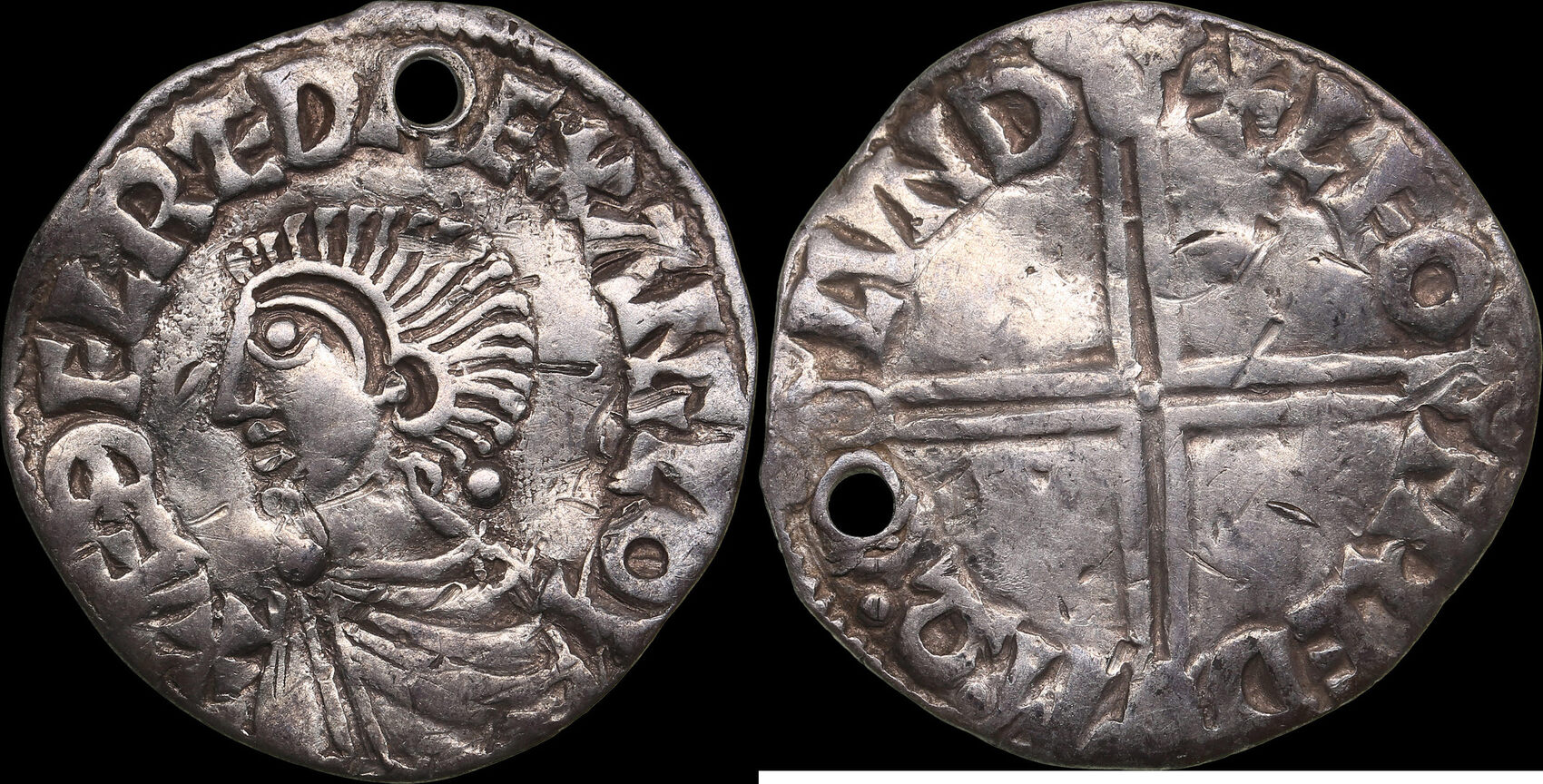 England / London Penny Aethelred II (978-1016) Long Cross type, Leofræd F | MA-Shops