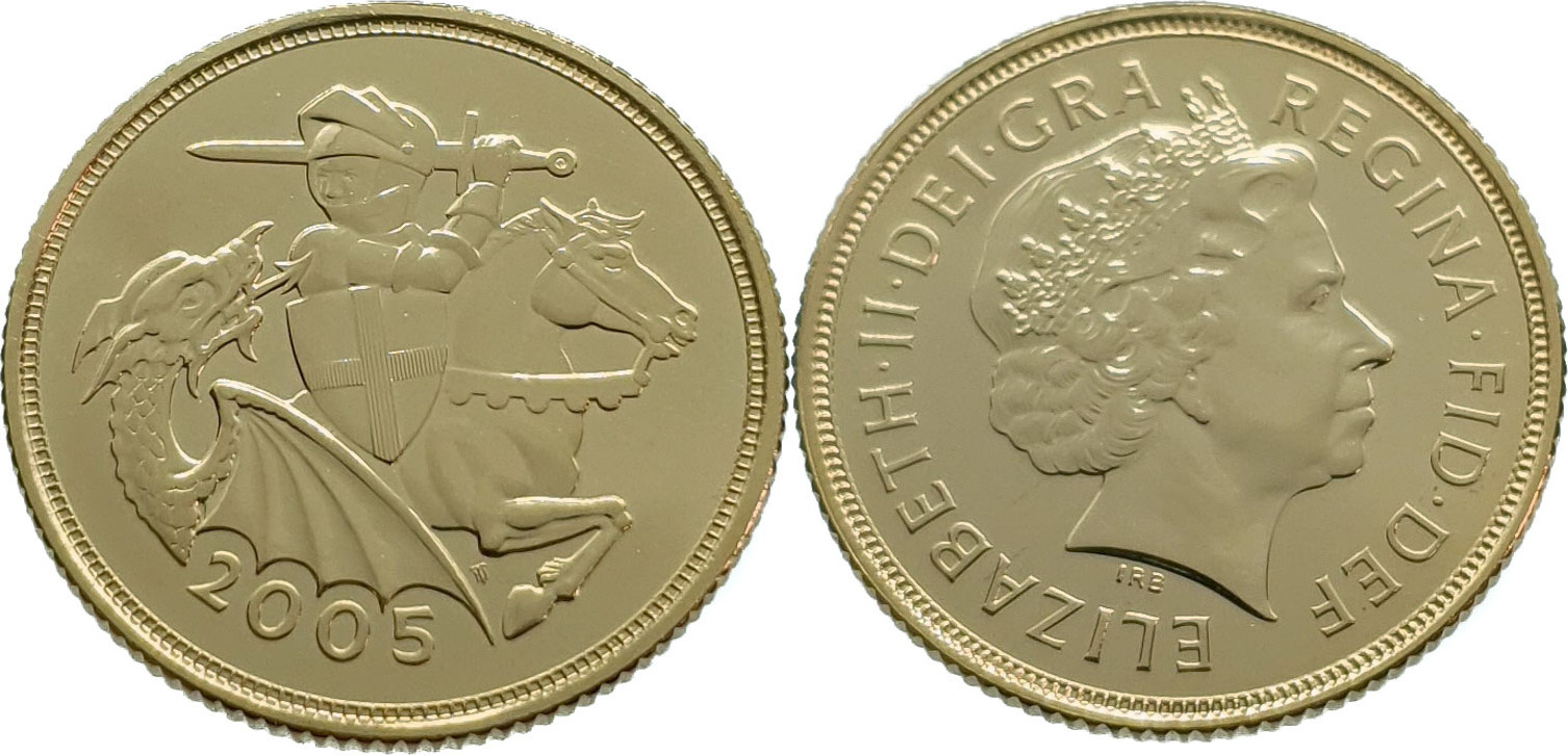 United Kingdom Sovereign 2005 Elizabeth II - Gold Proof | MA-Shops