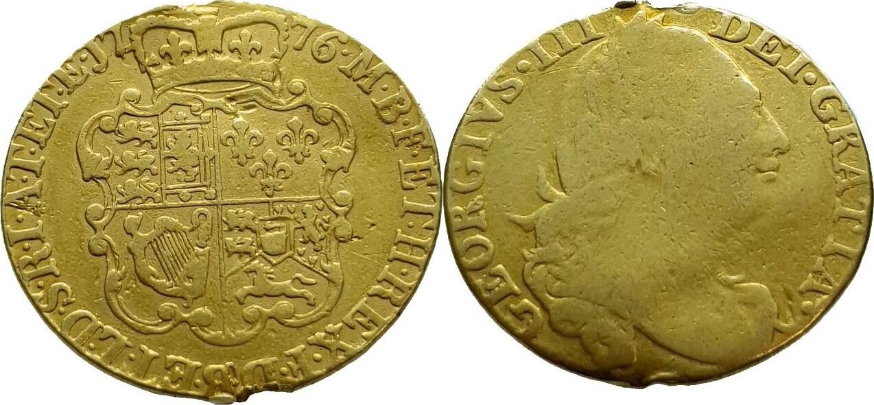 United Kingdom 1 Guinea 1776 George III - Gold Fine | MA-Shops
