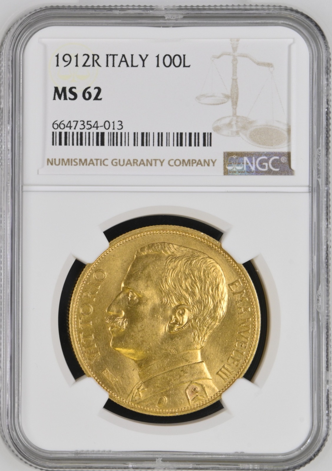 ITALY 100 Lire 1912 MS62 | MA-Shops