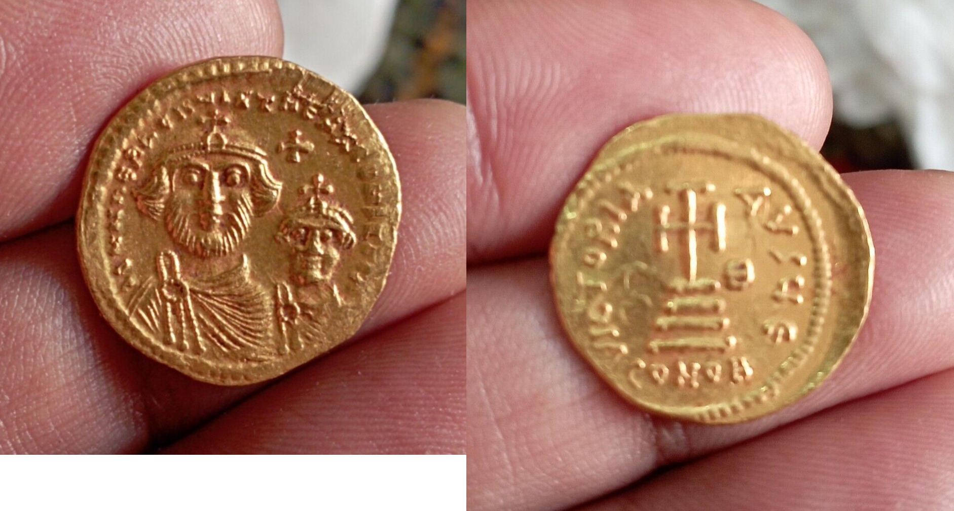 Byzantine Gold Solidus Emperor Heraclius (613-641 AD) | MA-Shops