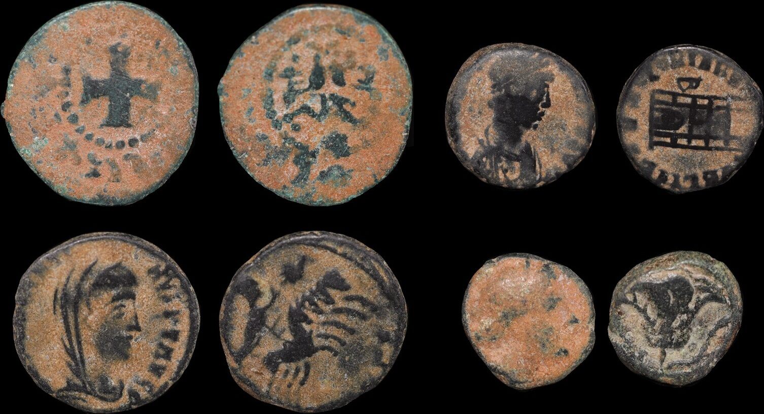 Lot of 4 Ancient Bronze coins | MA-Shops