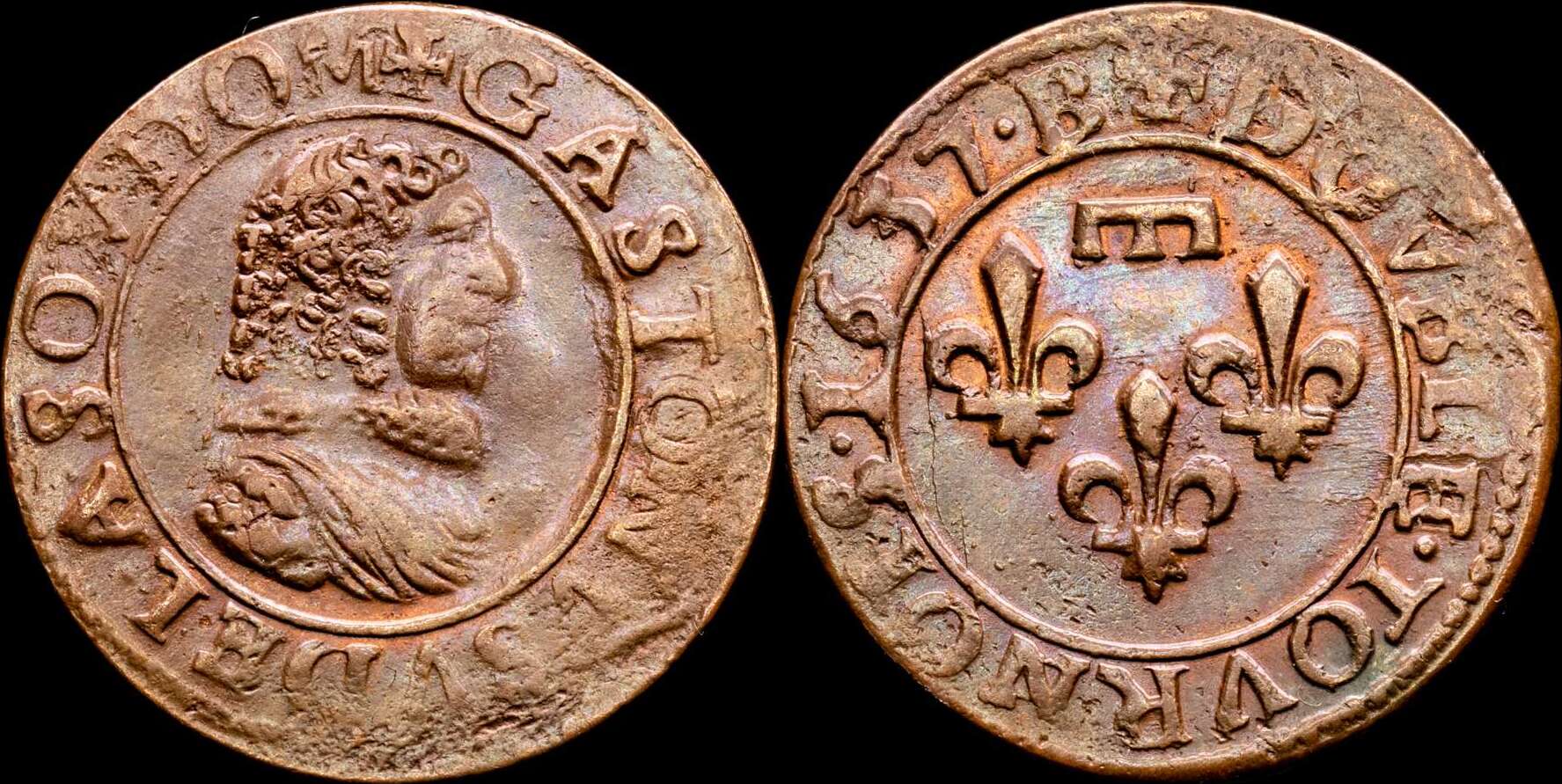 Orleans Double Tournois 1637 Francia MBC+ | MA-Shops