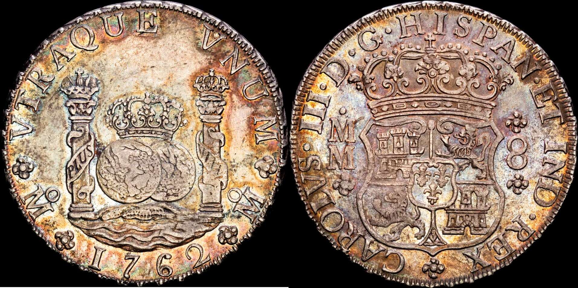 México 8 Reales 1762 1759-1788 Carlos III EBC | MA-Shops