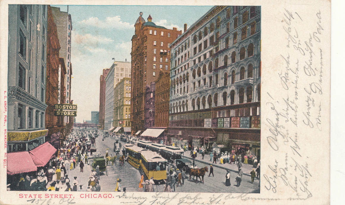 USA Ansichtskarte 1904 Chicago, gelaufen, | MA-Shops