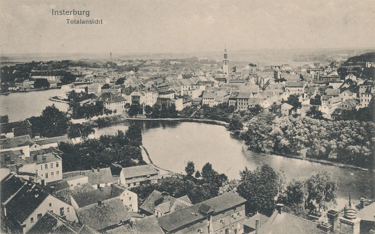 Deutsches Reich,Ostpreußen, Ansichtskarte um 1930 Insterburg ...