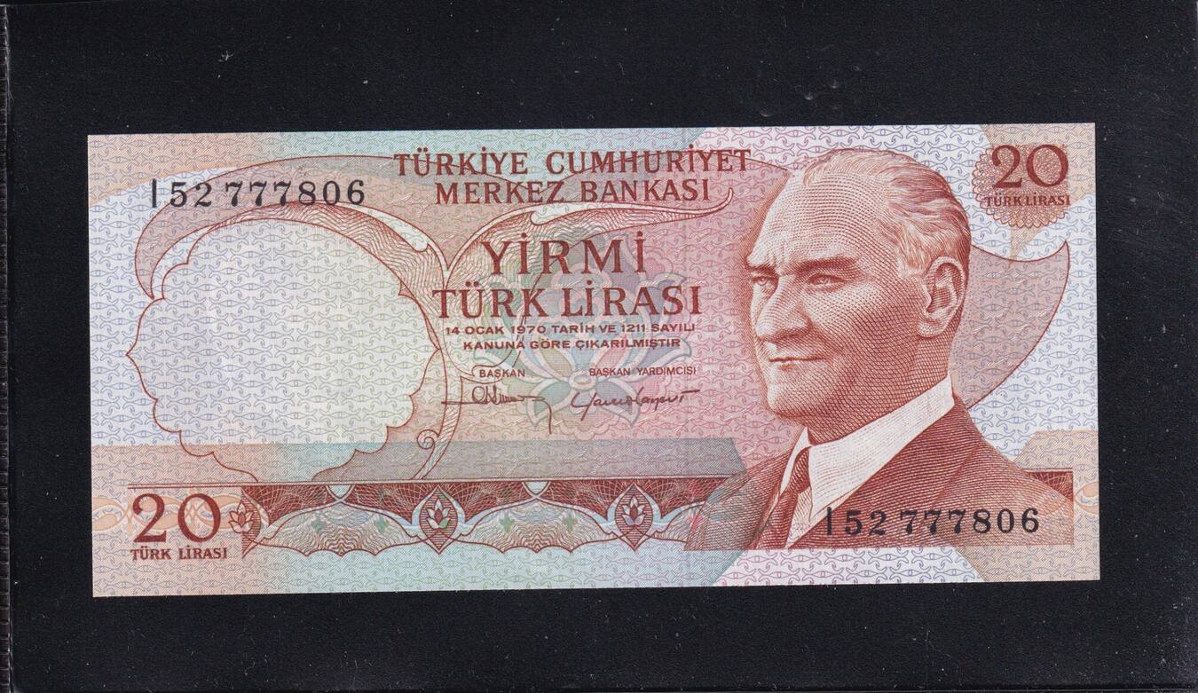 Türkei 20 Lirasi GEM UNC, | MA-Shops