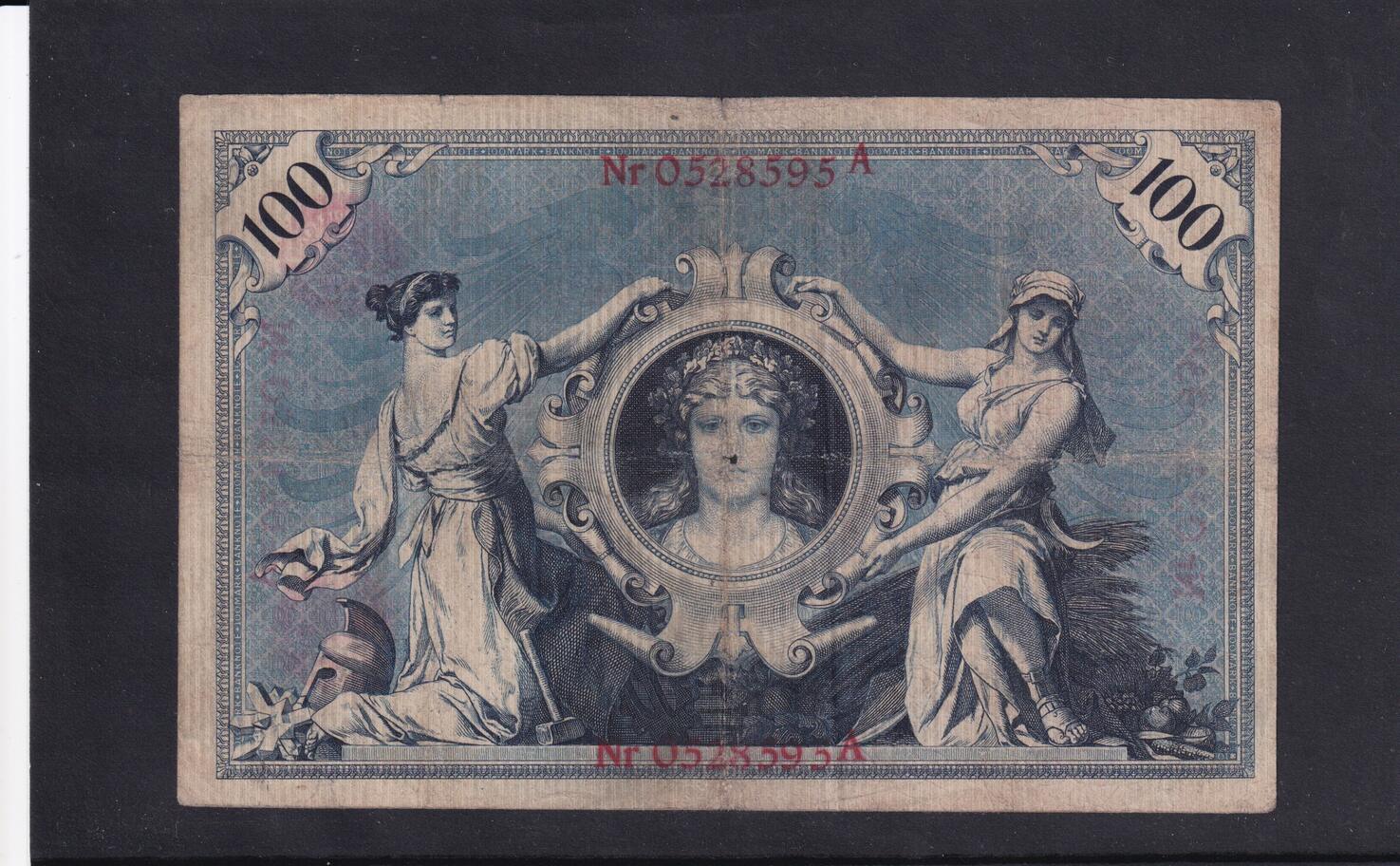 Deutsches Reich, Kaiserreich, 100 Mark 1898 Ro.17,DEU-13, Serie: A, Udr ...
