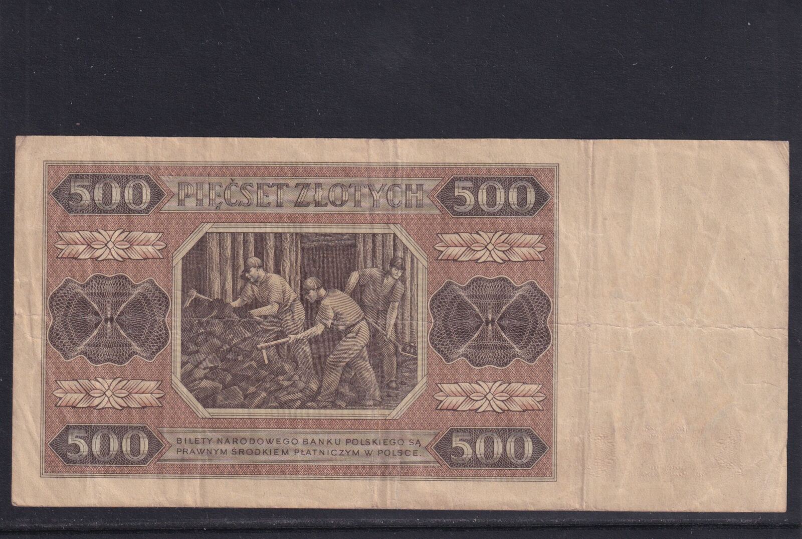 Polen 500 Zloty 1948 Serie AZ VF MA Shops polen-500-zloty-1948-serie-az-vf-ma-shops