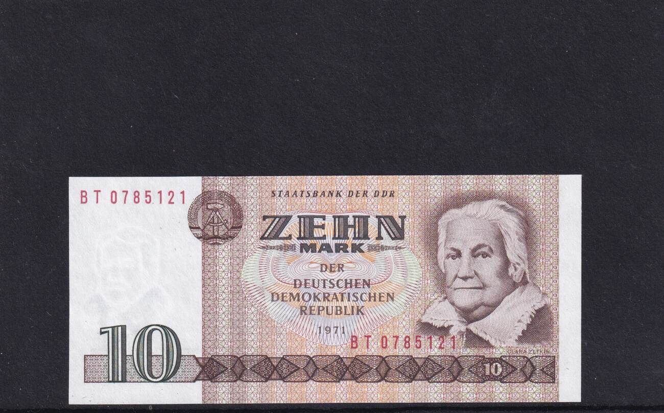 Deutschland, DDR, 10 Mark 1971 Ro.359c, DDR-21c, Zweite Auflage ...