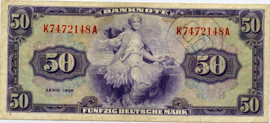 BRD 50 Mark 1948 EF / VF | MA-Shops