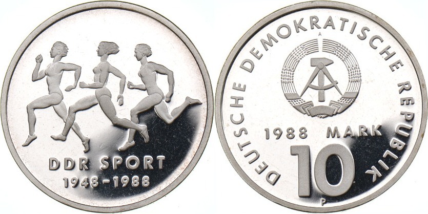 DDR 10 Mark Probe 1988 Sport Probe Proof | MA-Shops