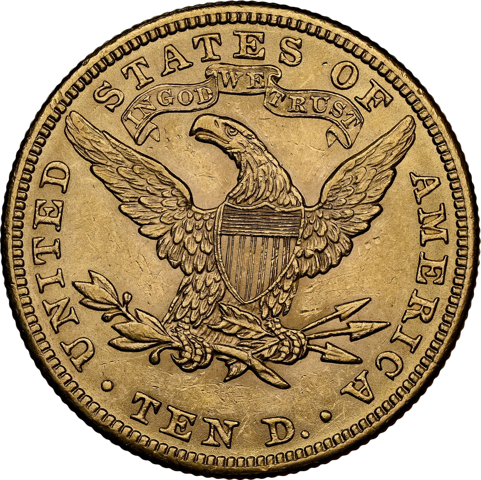 USA $10 EAGLE 1901 NGC MS 61 | MA-Shops
