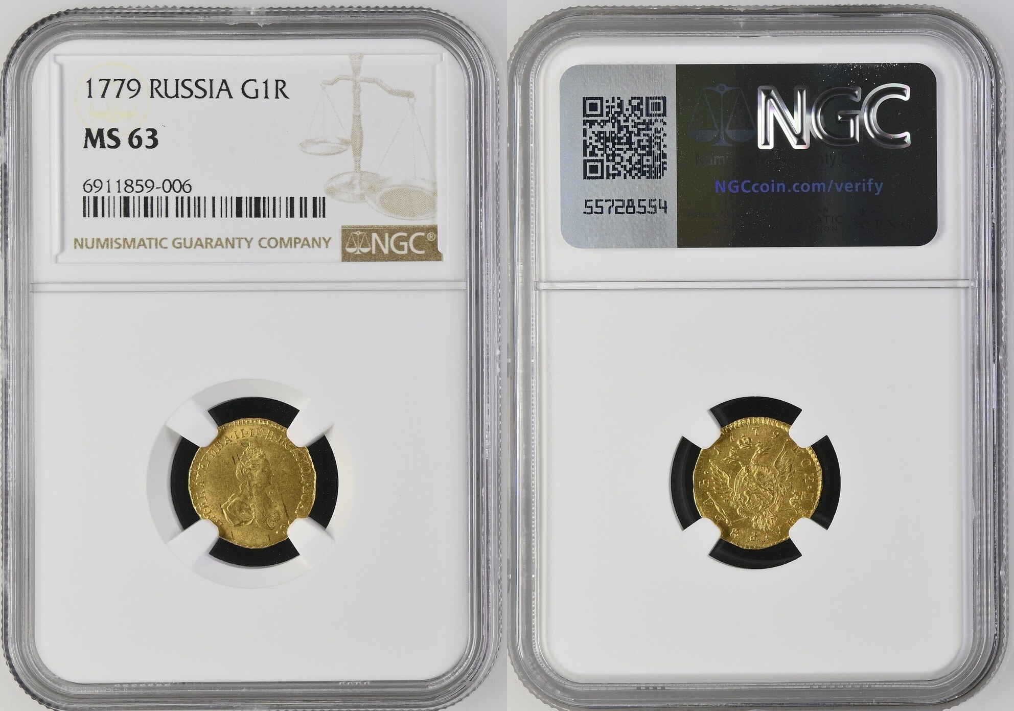 Russia G1R 1779 NGC MS 63 | MA-Shops