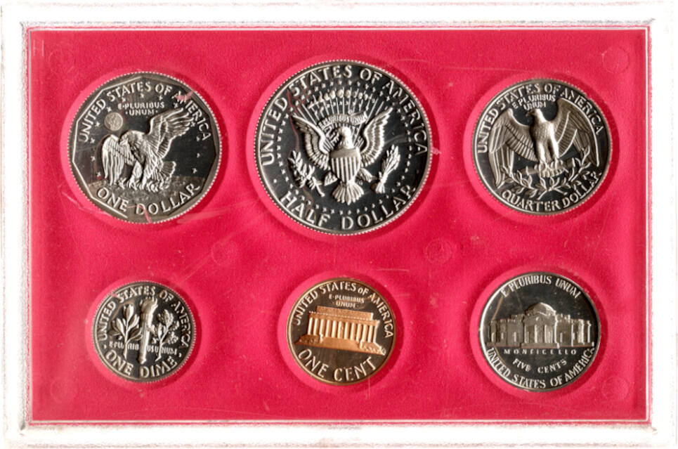 USA 91 cents KMS 1981 S United States Mint, Proof Set, Kennedy Half ...