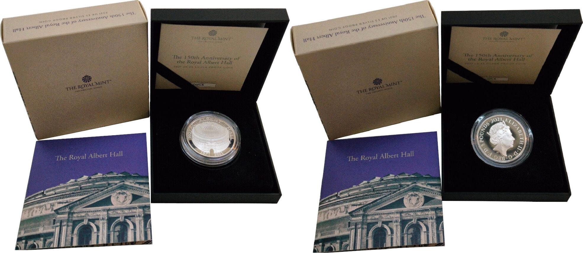 Großbritannien 5 Pfund 2021 Elizabeth II, 1952 - 2022, 150 Jahre Royal ...