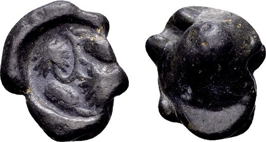 Roman Imperial Seal / Plombe Roman lead seal (16mm, 5.95 gram) c. 3rd ...