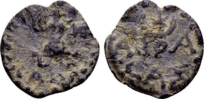 Roman Provincial Gnostic Amulet Tessera Lead magical (or “gnostic ...