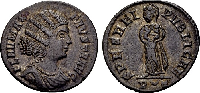 Roman Imperial Fausta, wife of Constantine the Great AD 307-337, died ...