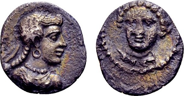 Greek Obol Cilicia, Tarsos. Time of Pharnabazes and Datames, satraps of ...