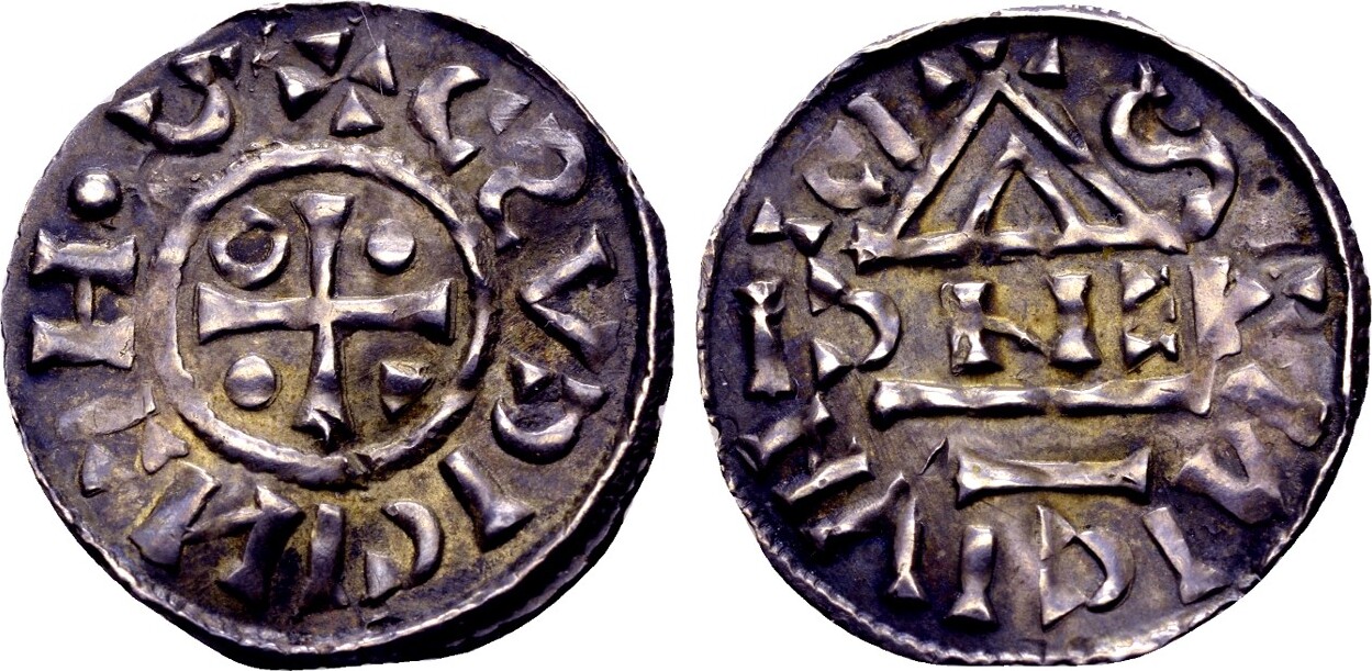Medieval Denar / Pfennig Germany, Bavaria, Regensburg. Heinrich IV ...
