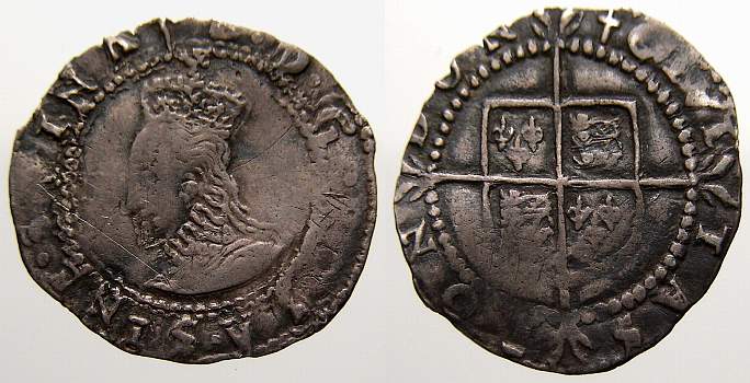 Großbritannien Penny Elisabeth I. 1558-1603. VF | MA-Shops
