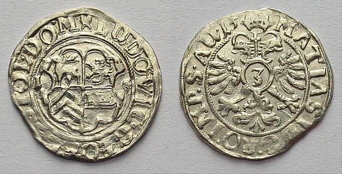 Stolberg-Stolberg 3 Kreuzer 1615 Ludwig Georg 1572-1618. Selten ...