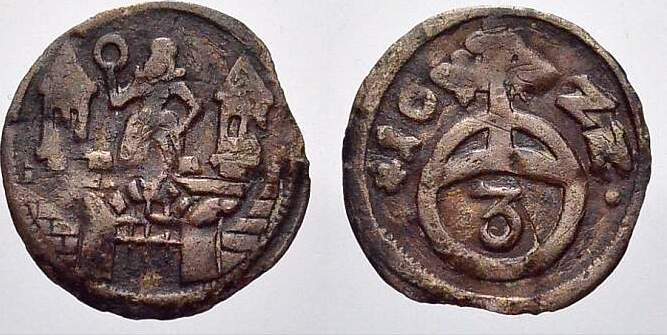 Magdeburg, Stadt Dreier 1622 Seltener Jahrgang. VF | MA-Shops