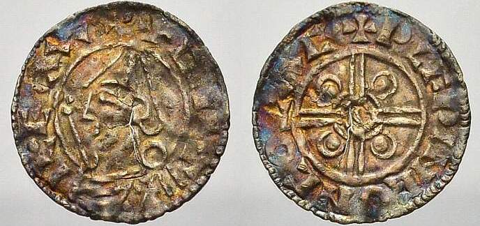 Großbritannien Penny 1023 Knut I. der Große 1016-1035. Kl ...