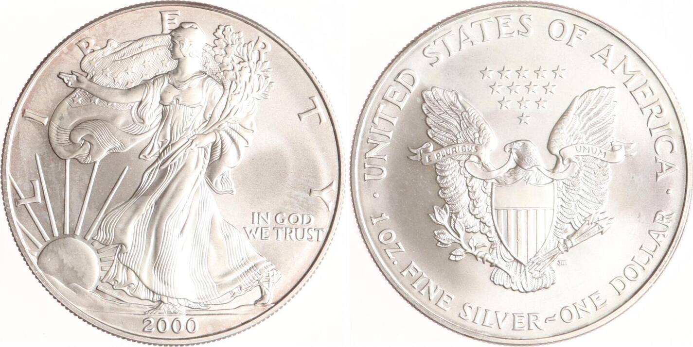 USA 1 Dollar 2000 American Eagle. BU | MA-Shops