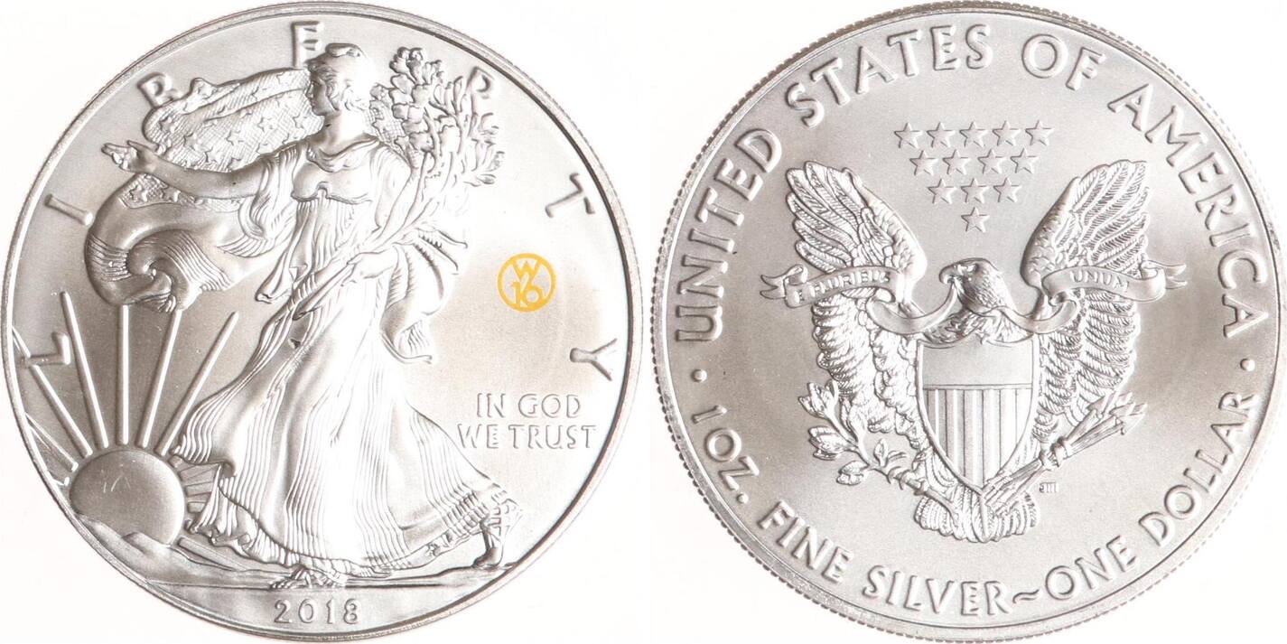 USA 1 Dollar 2018 American Eagle. BU | MA-Shops