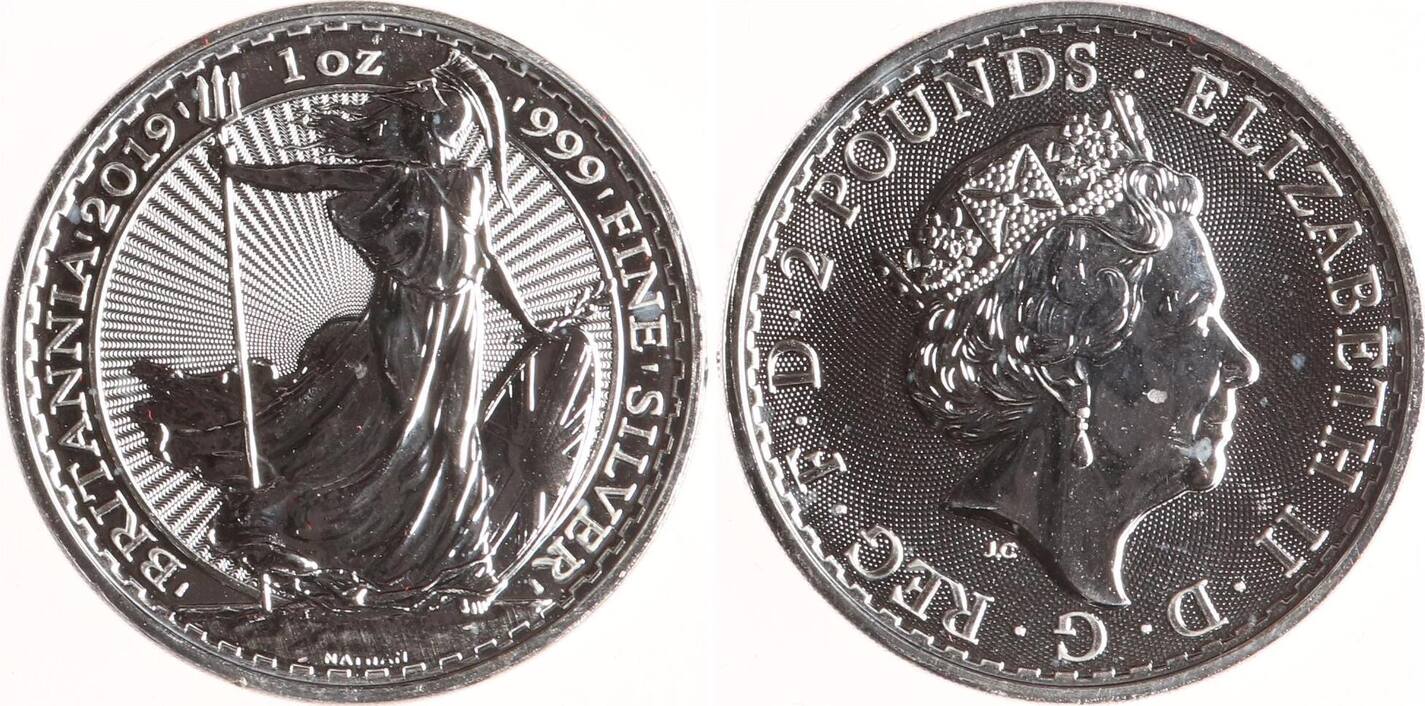 Großbritannien 2 Pounds 2019 Britannia. BU | MA-Shops