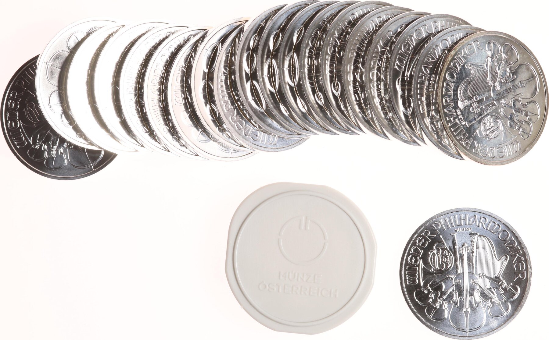 Österreich 20 x 1,50 Euro 2012 Wiener Philharmoniker - Tube. BU | MA-Shops