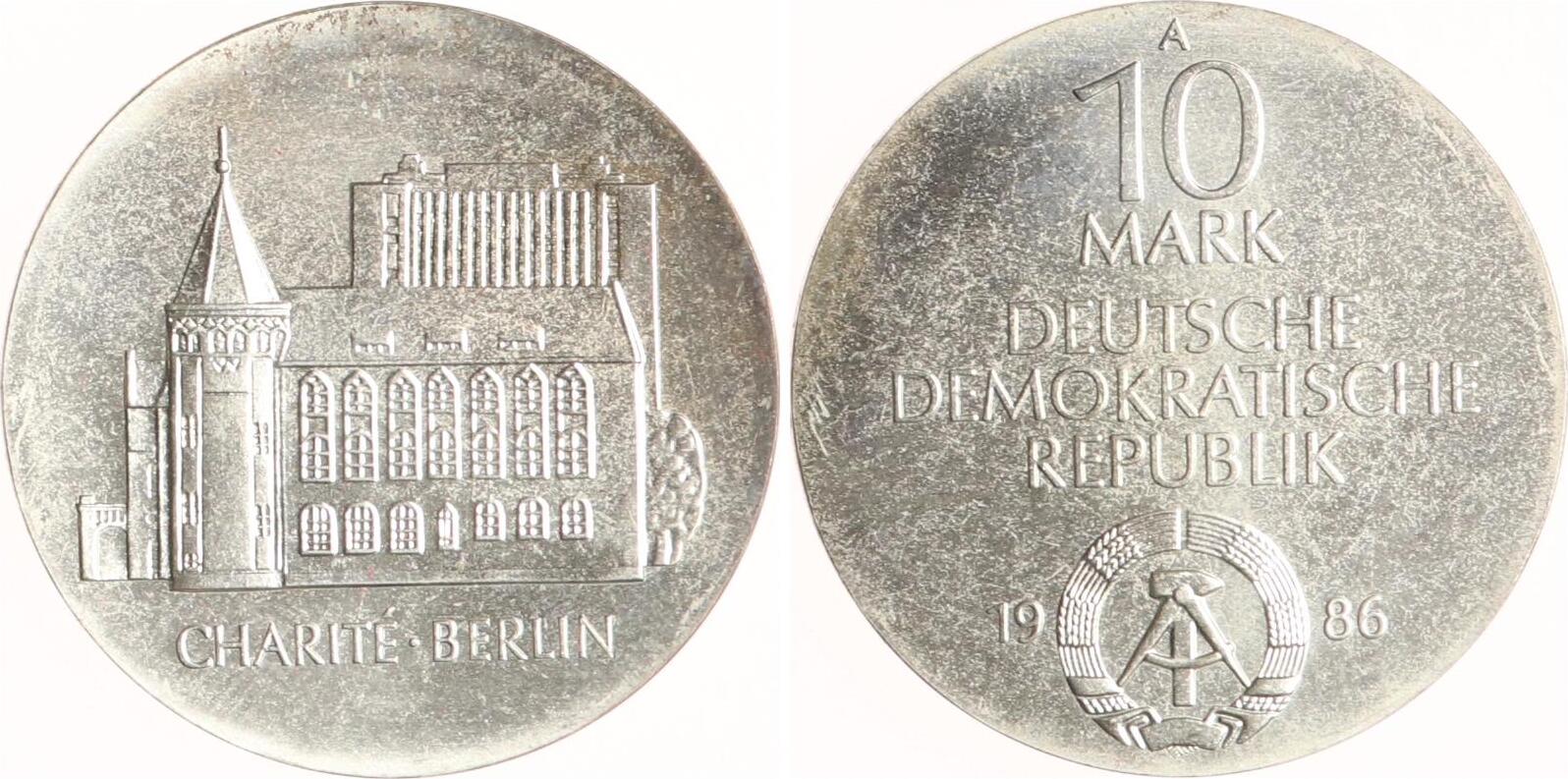 DDR 10 Mark 1986 A Charite. CH UNC | MA-Shops