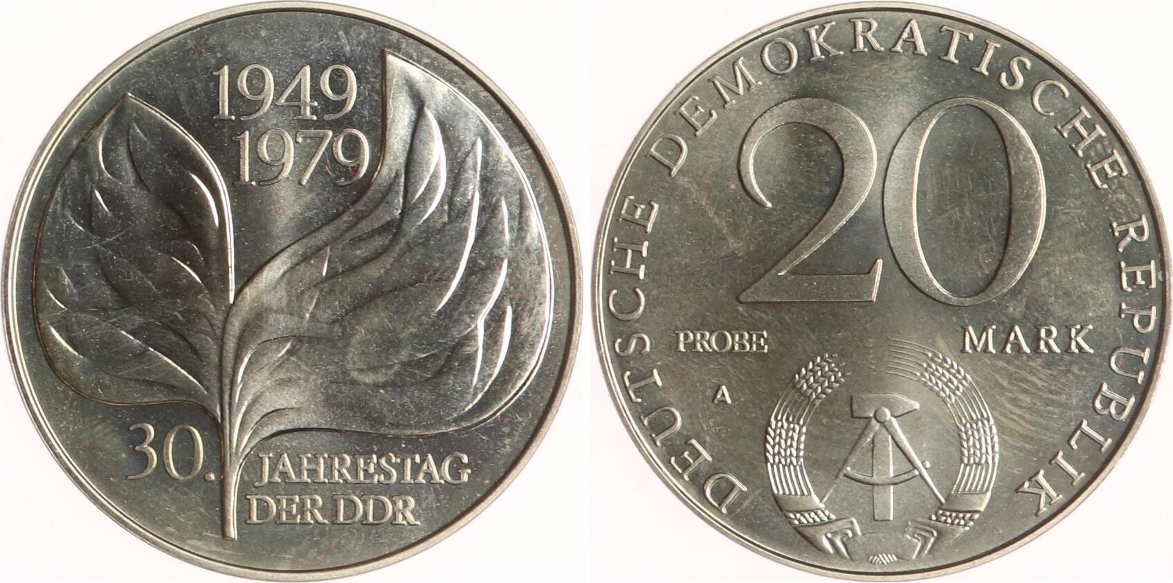 20 Mark o.J. 30 Jahre DDR. CH UNC | MA-Shops