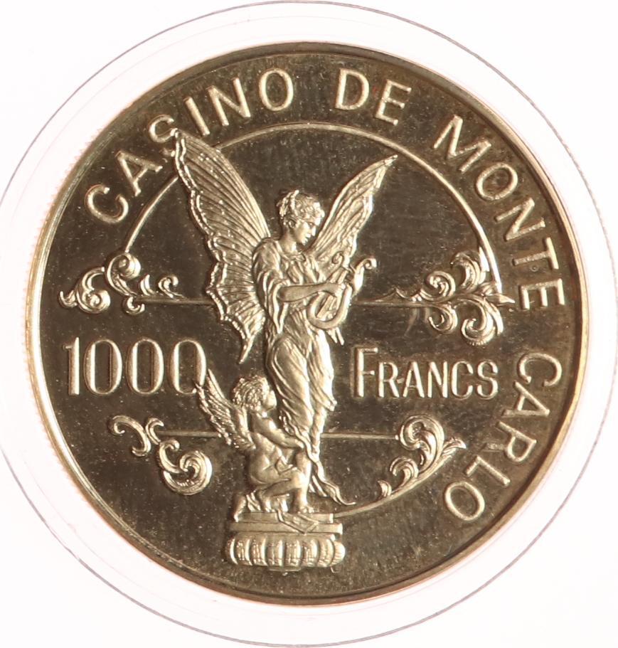 Monaco 1000 Francs 1979 Casino de Monte Carlo. BU | MA-Shops