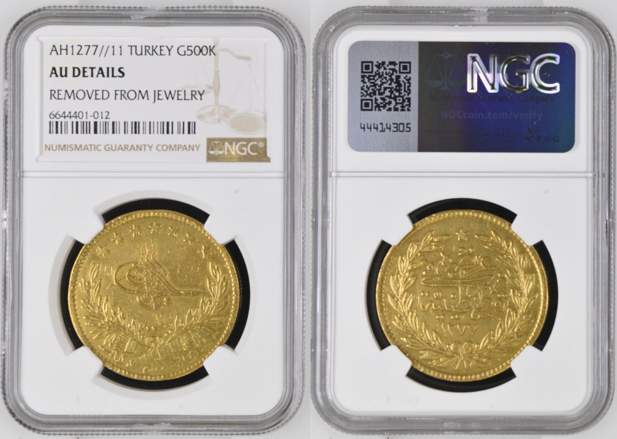 TURKEY G500K AH1277//11 NGC AU DETAILS | MA-Shops