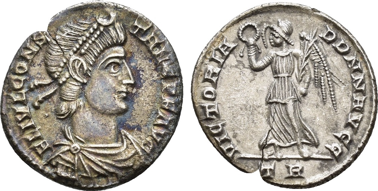 Kaiserliche Prägungen Siliqua 347/348, Constans, 337-350. VF-EF | MA-Shops