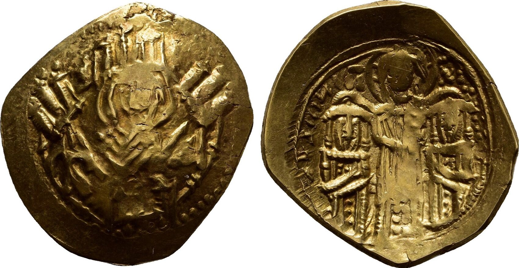 BYZANZ Hyperpyron 1295/1305, Andronikos II. Palaiologos, 1282-1320, mit ...