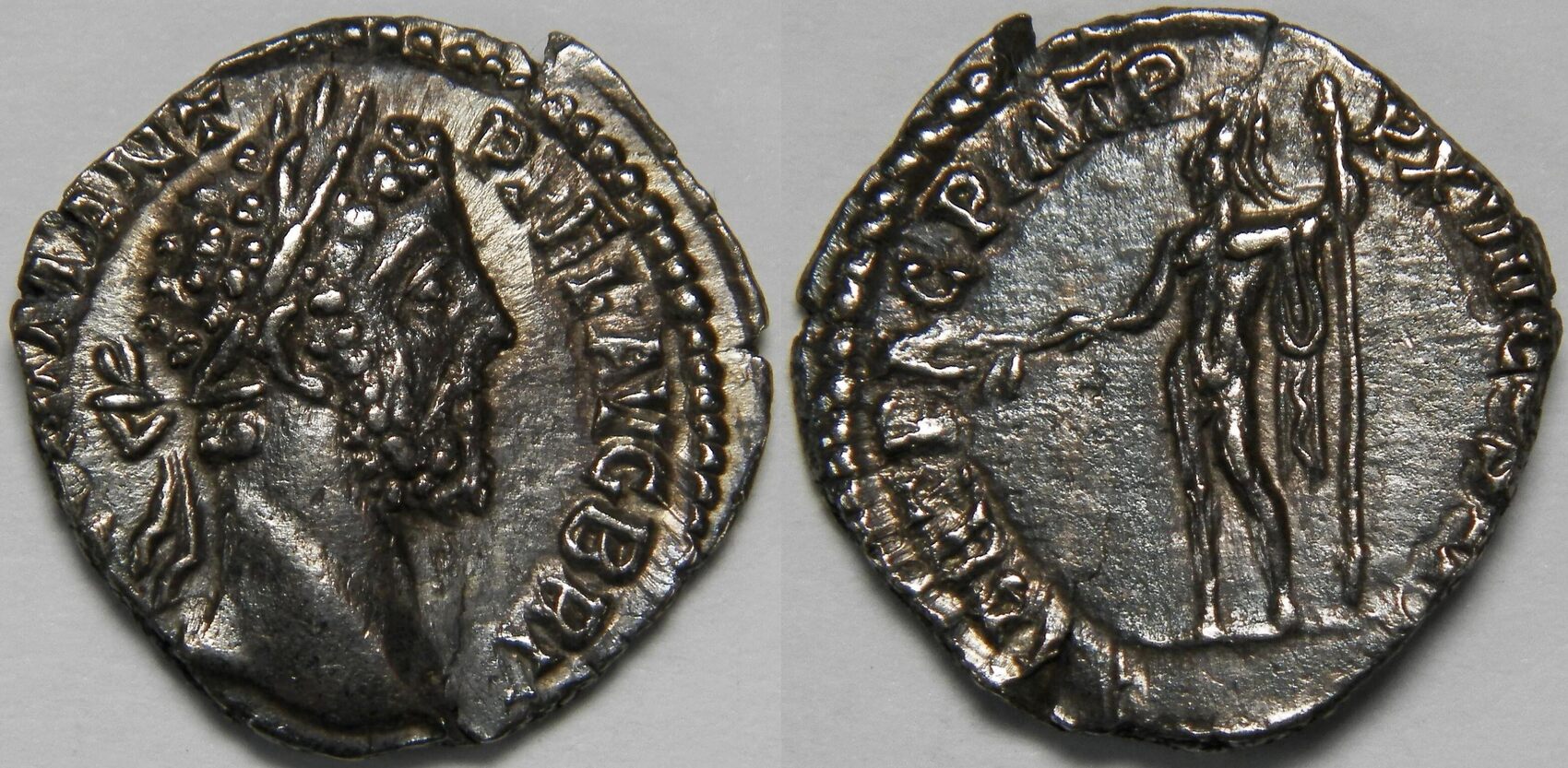 Roman Empire AR Denarius AD 189 Commodus XF | MA-Shops