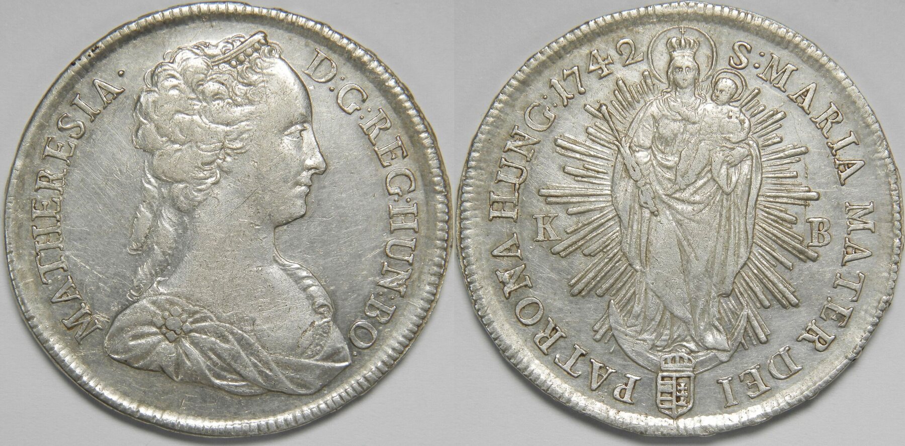 Hungary AR Thaler 1742 Maria Theresia XF | MA-Shops